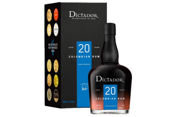 RON COLOMBIANO 20 YO "RESERVA ICONICA" - DICTADOR COLOMBIA – 3K WINE